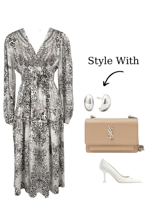 Snow Leopard Crystal Maxi | Symphony’s On Argyle