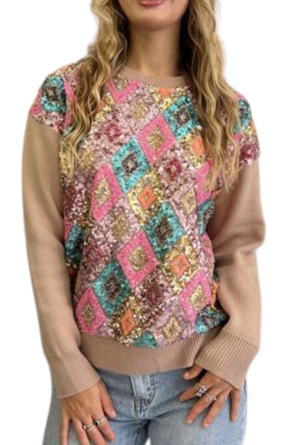 Roxette Sequin Jumper | Symphony’s On Argyle